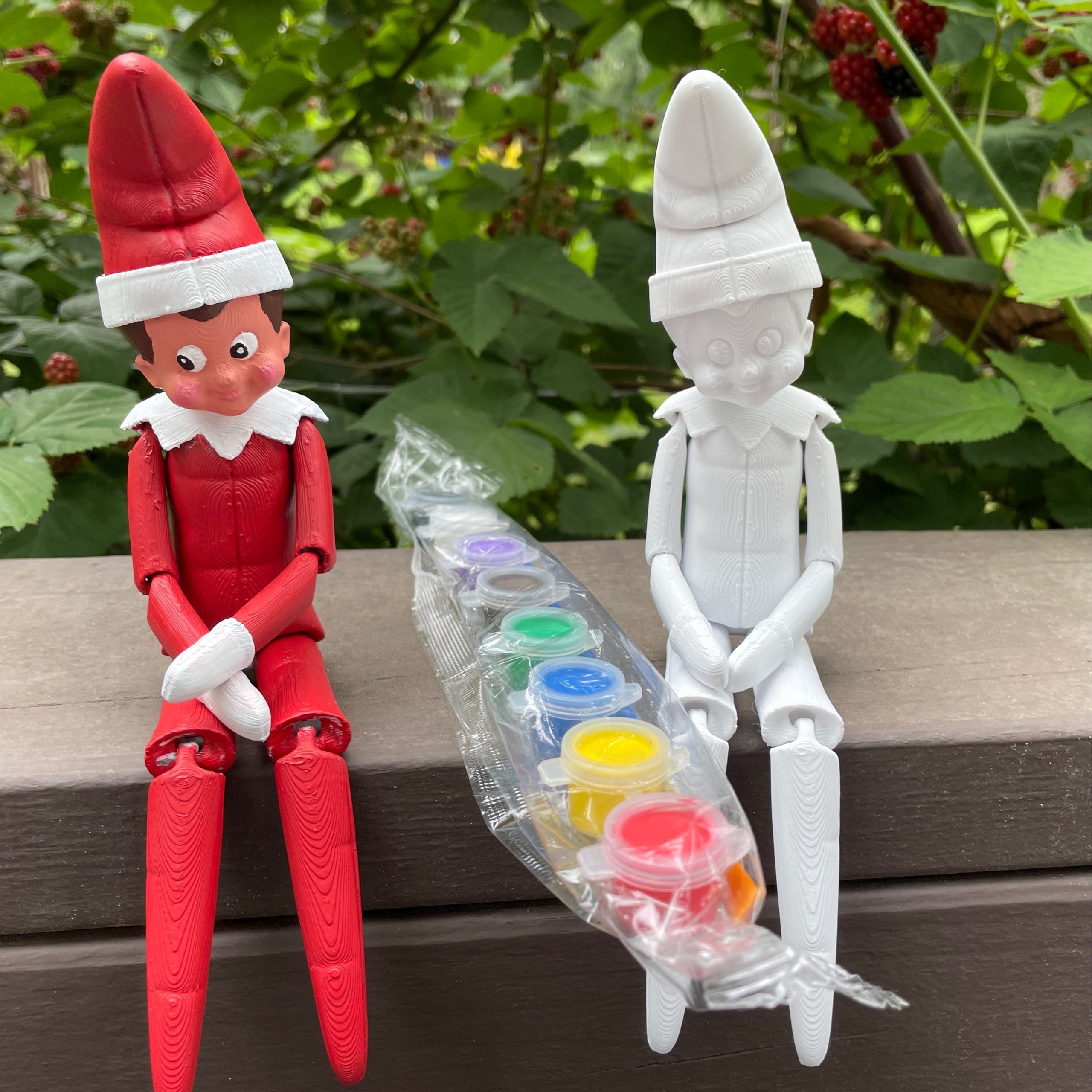 Paint Your Own Elf Kit (Articulated) | Layer by Layer 3D Printing, LLC