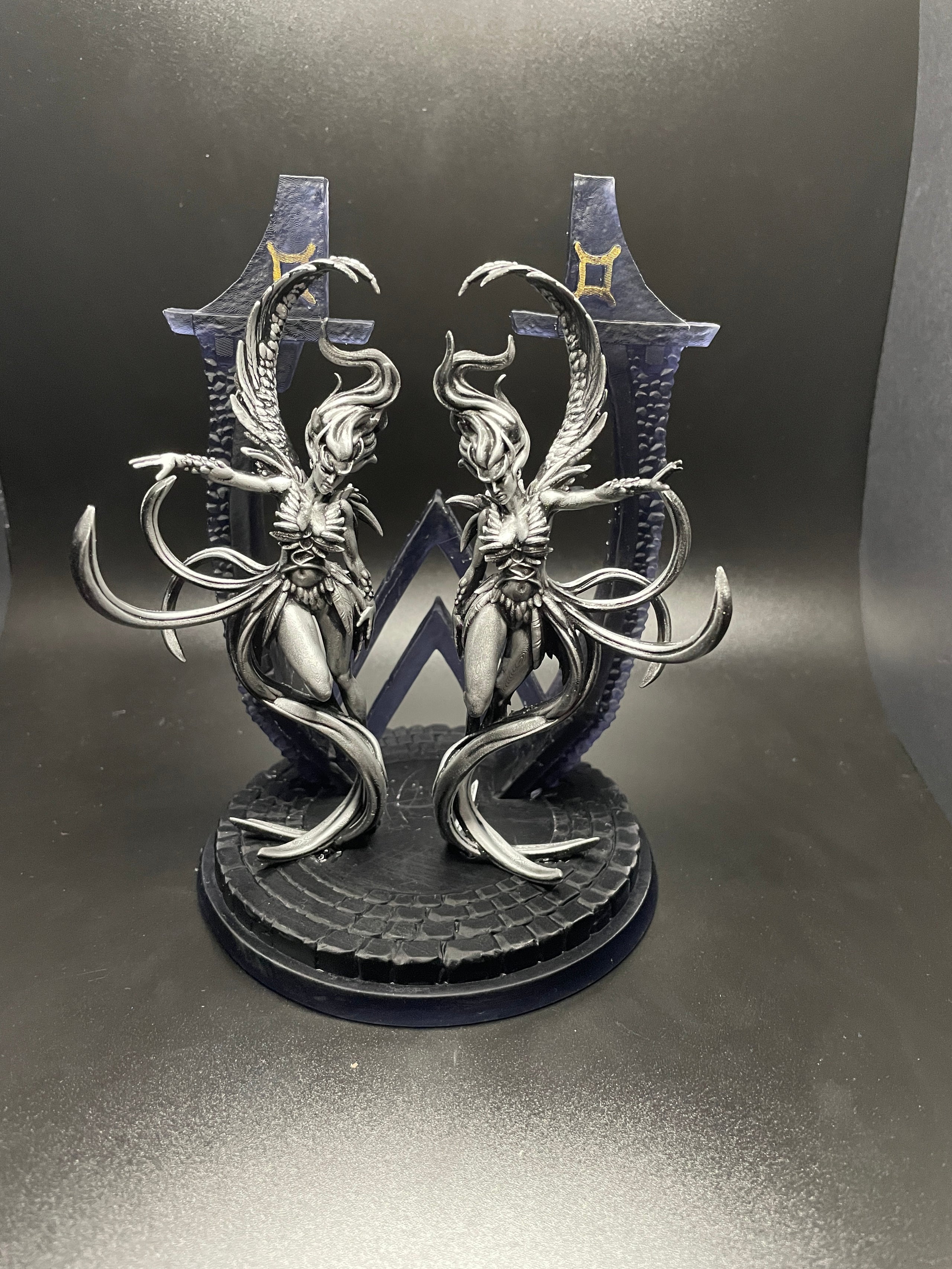 Gemini Zodiac Figurine | Layer by Layer 3D Printing, LLC